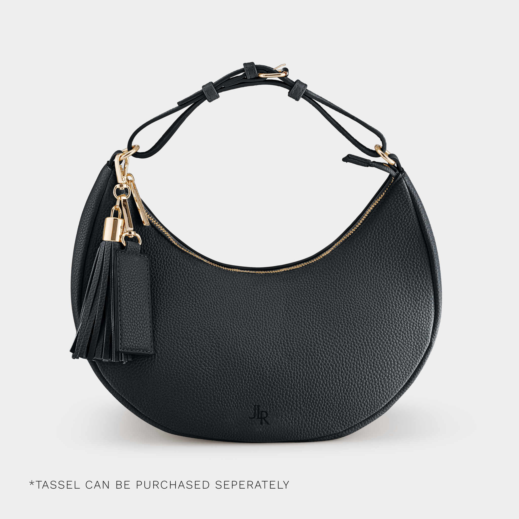 Rudy Midi Half Moon Bag Black | JLR London – JLR London