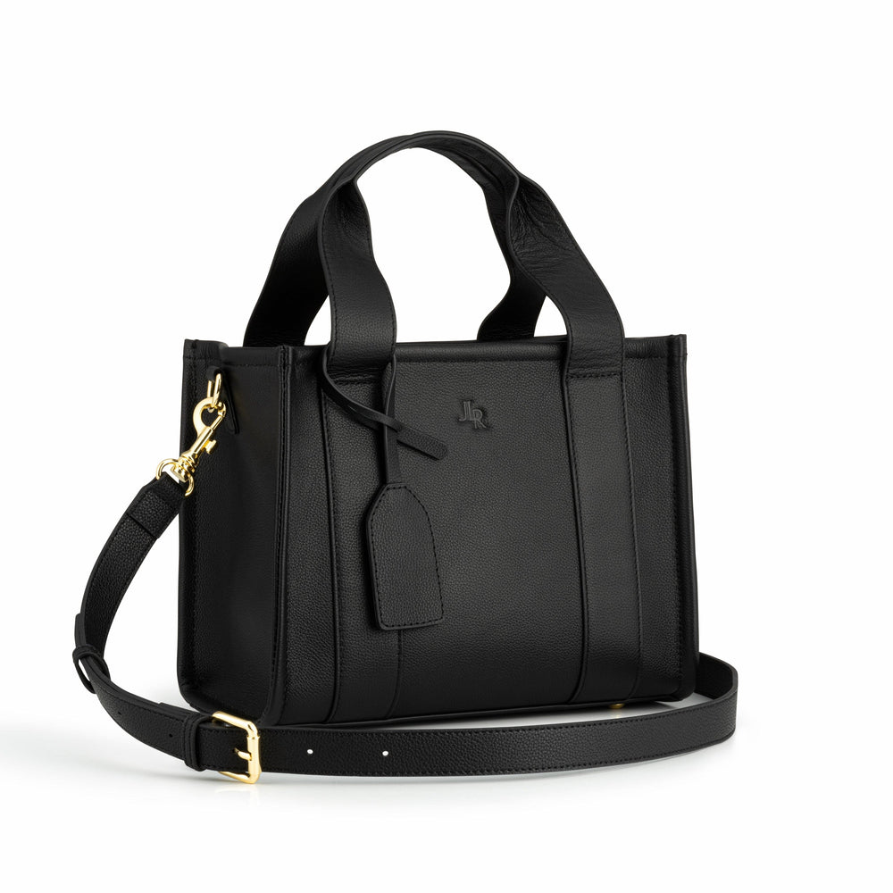 Mini Taylor luxe leather Tote bag Black